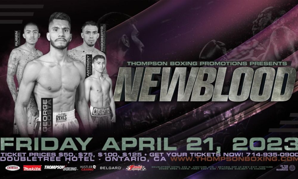 George Acosta vs. Blas Ezequiel Caro | Thompson Boxing Returns April ...